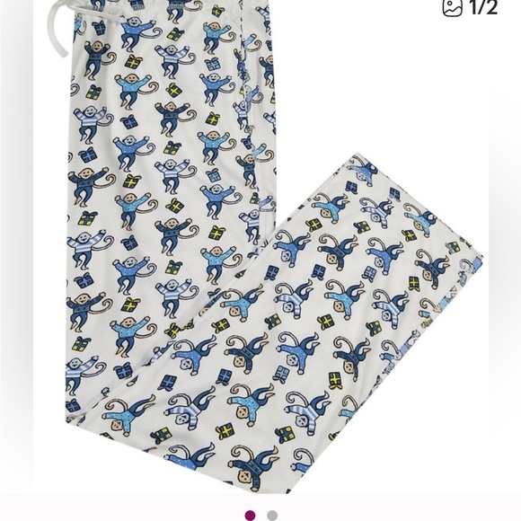 Roller Rabbit | Pants | Roller Rabbit White And Blue Monkey Holiday ...